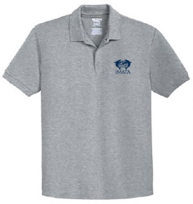 -Men's Polo (GRAY) - IMATA - International Marine Animal Trainer's ...
